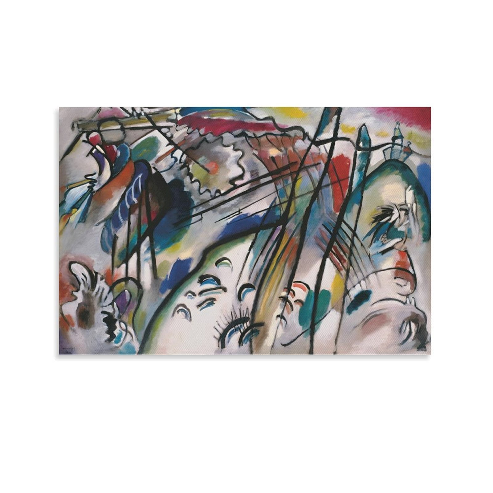 Improvisation 28 (second Version) (1912) by Wassily Kandinsky Painting ...