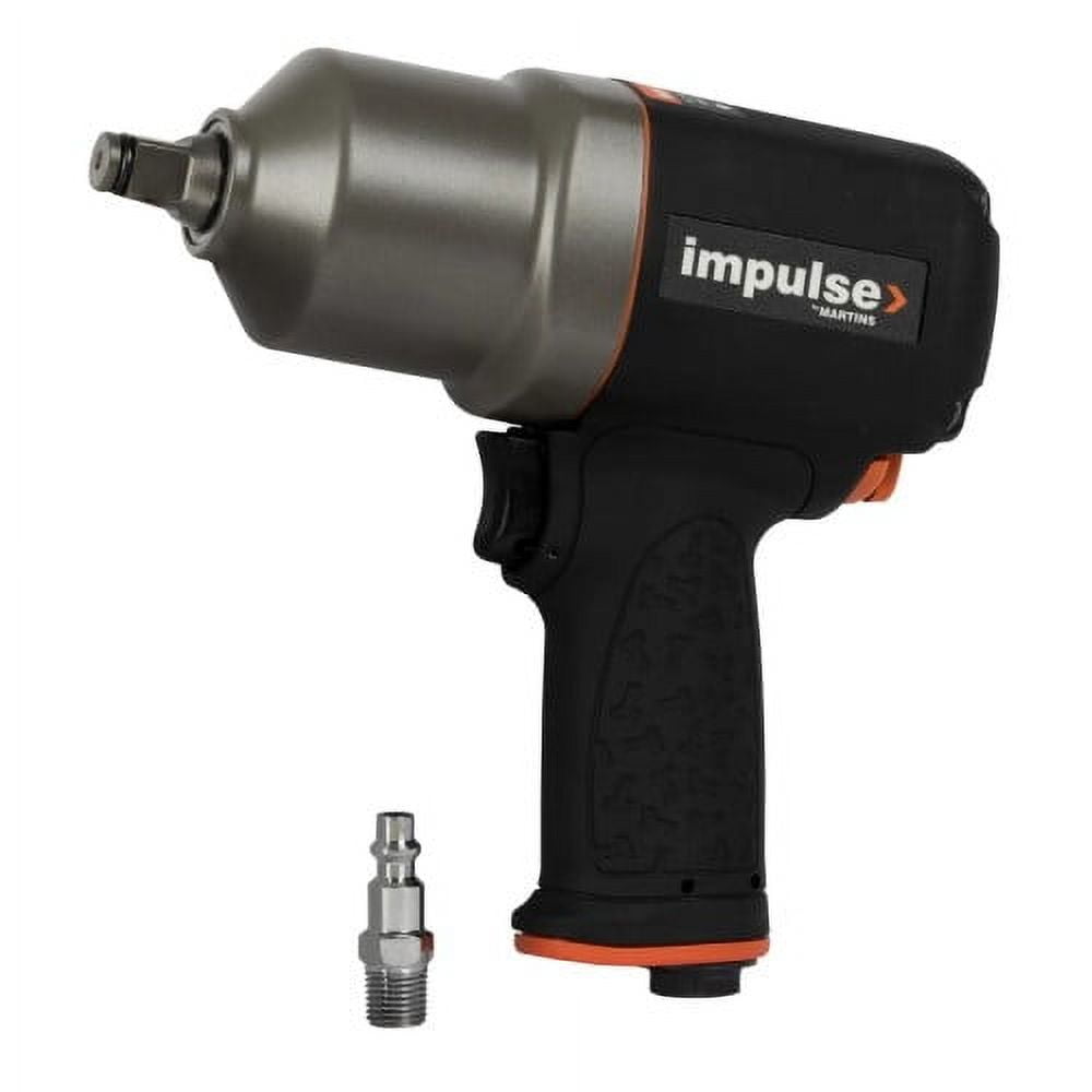 Martins Industries Impulse 1/2" Air Impact Wrench, 945 ft-lb Torque ...