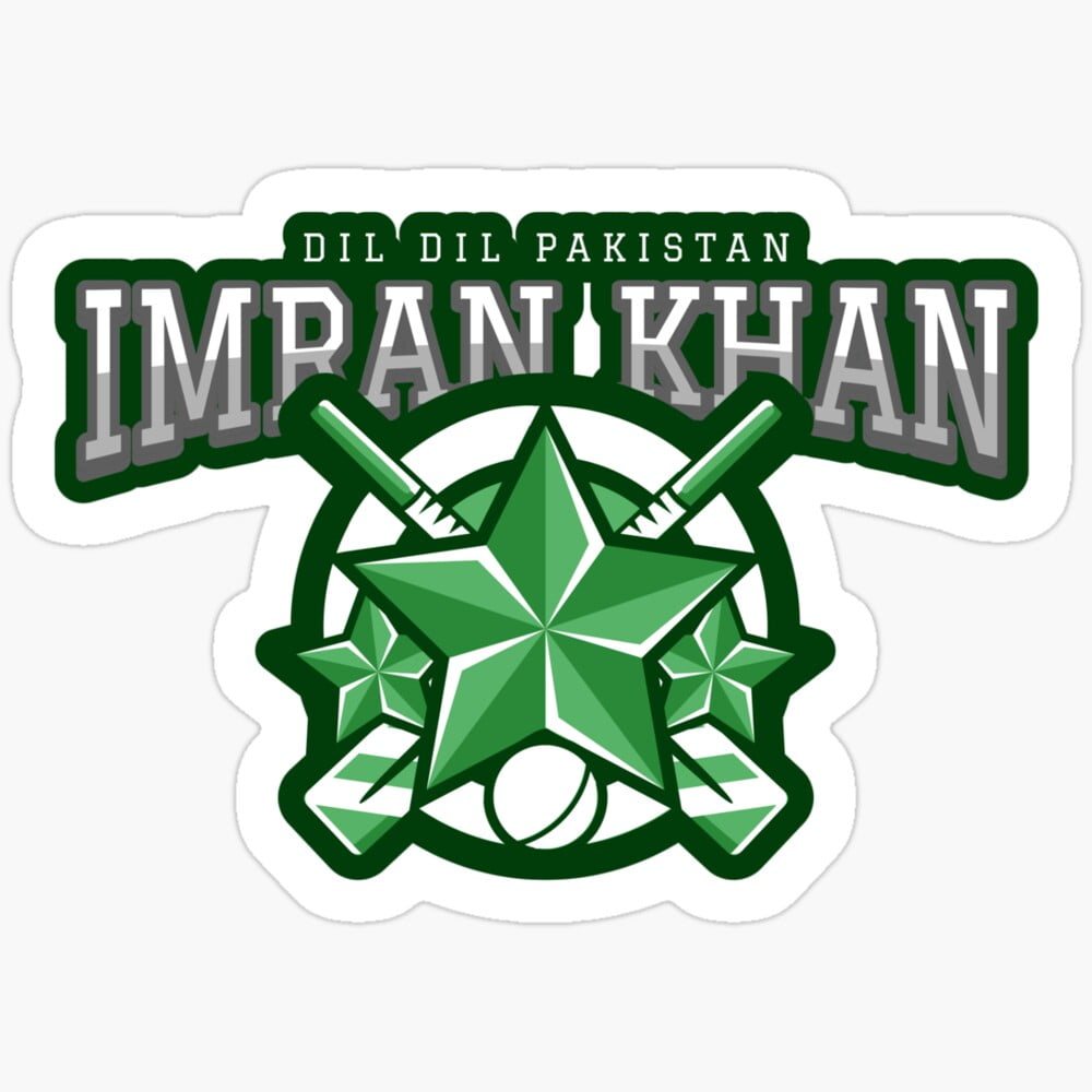 DOPASTICKER Imran Khan Dil Dil Pakistan Cricket Gift You - Phone ...