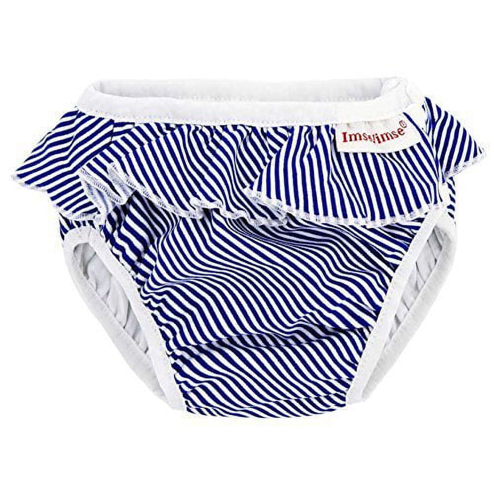 ImseVimse Ruffle Snap Reusable Swim Diaper for Baby and Toddler Girls ...