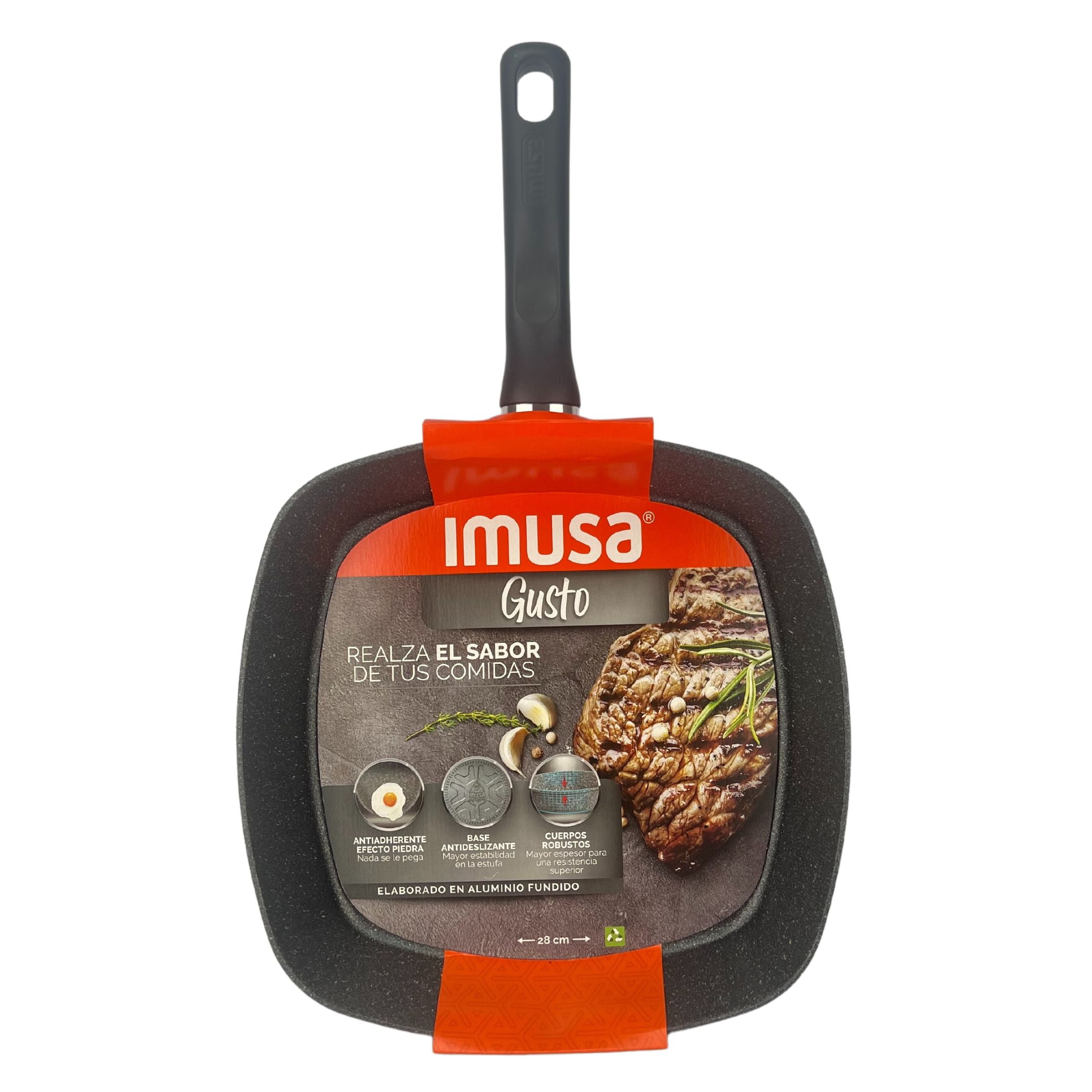 Imusa 28cm Gusto Square Frypan - Walmart.com