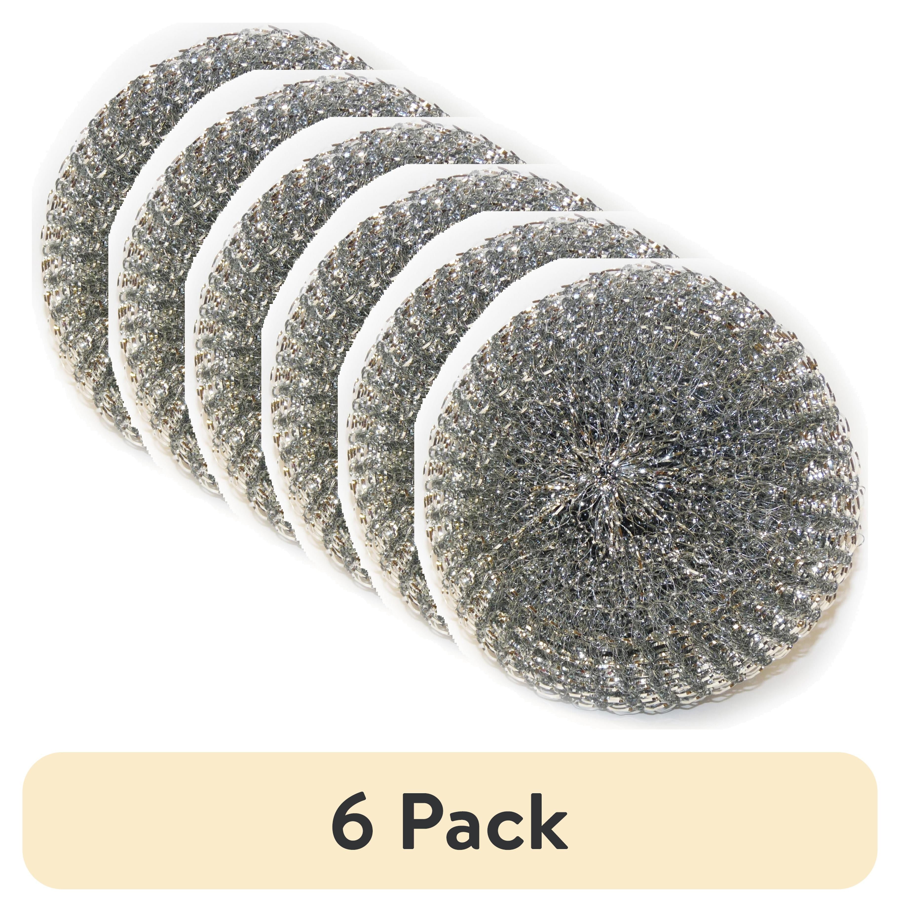 (6 pack) IMUSA Galvanized Steel Jumbo Scrubber - Walmart.com
