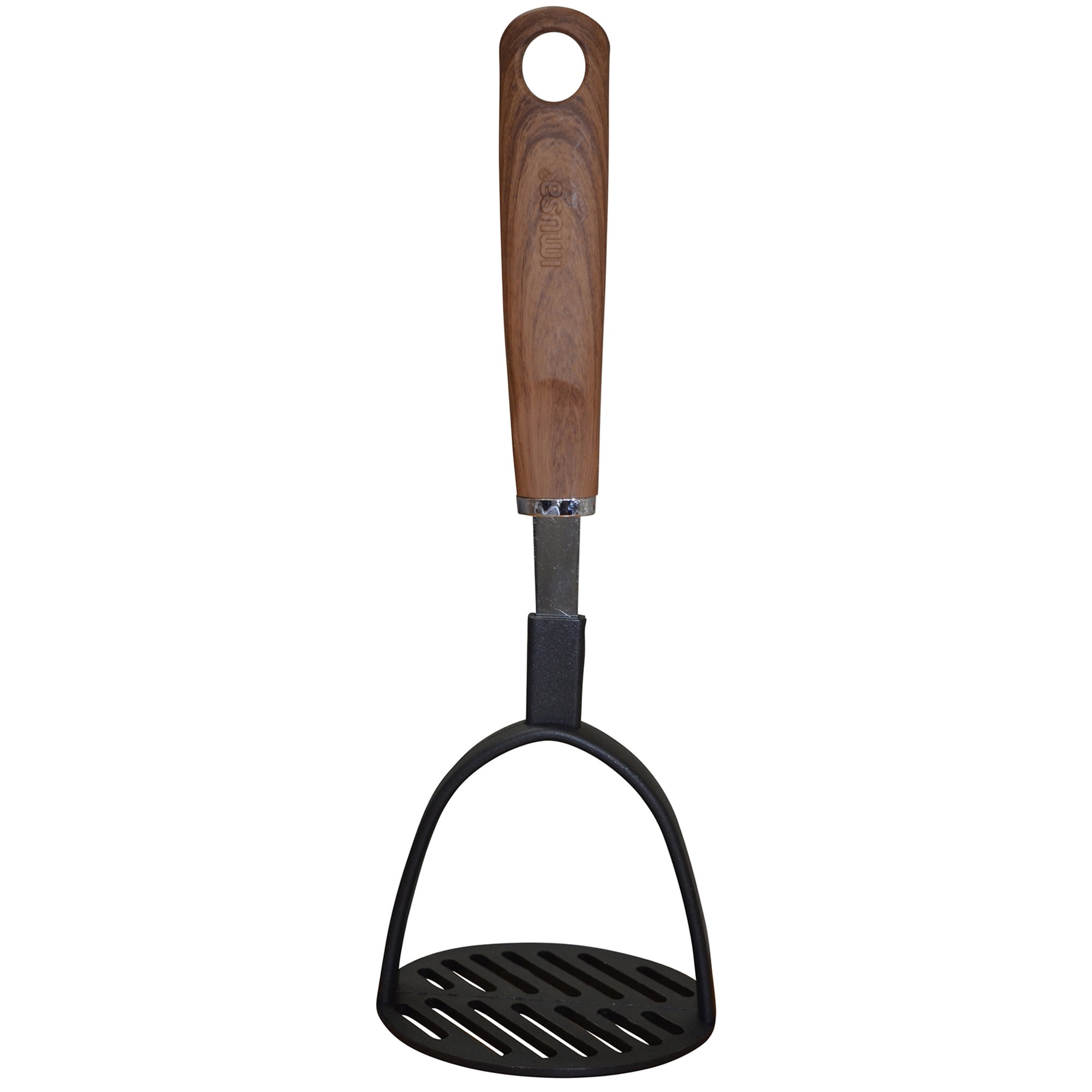 Imusa Durable Nylon Bean Masher with Ergonomic Wood Look Handle ...