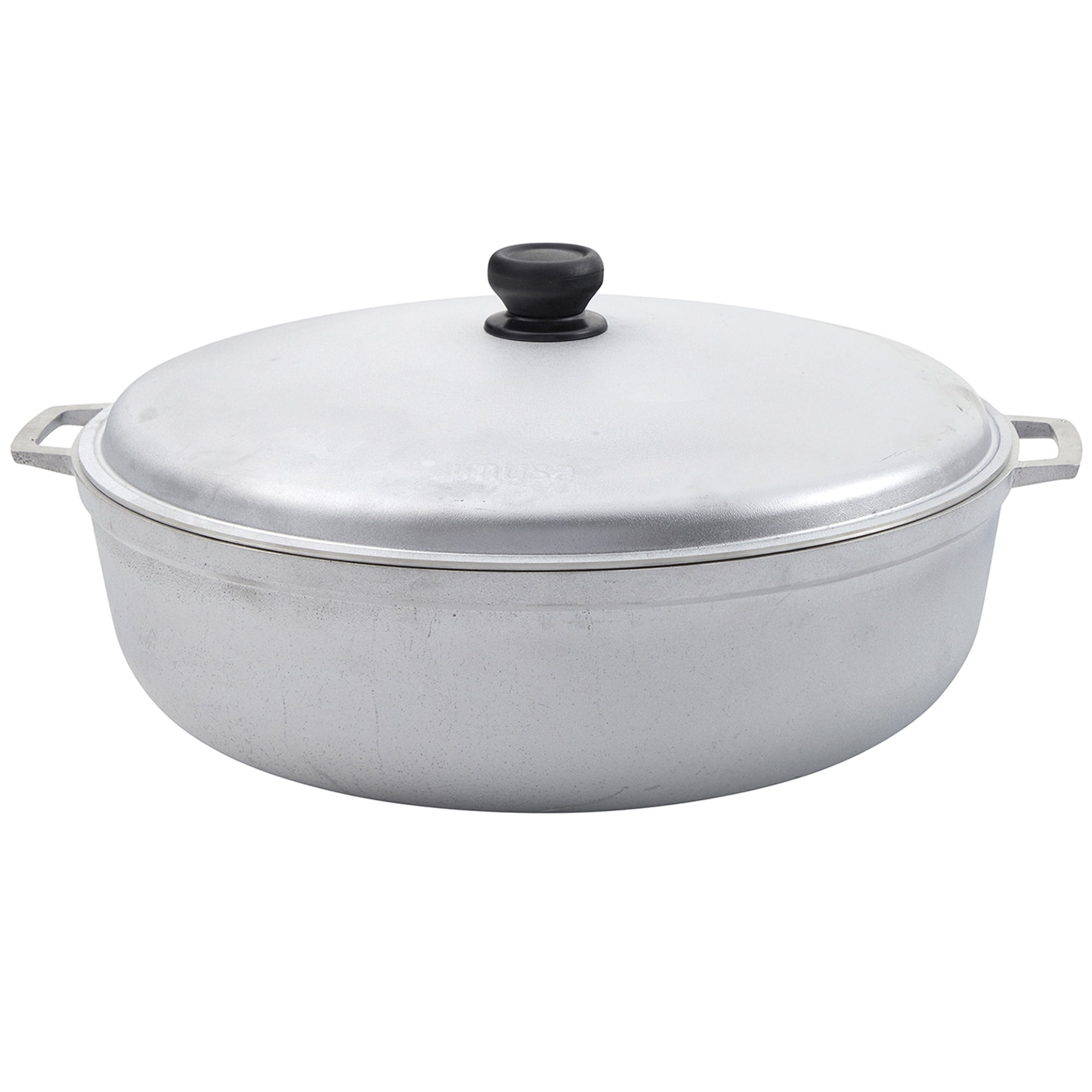 IMUSA USA Large 17.9 Quart Colombian Cast Aluminum Caldero with Lid for ...