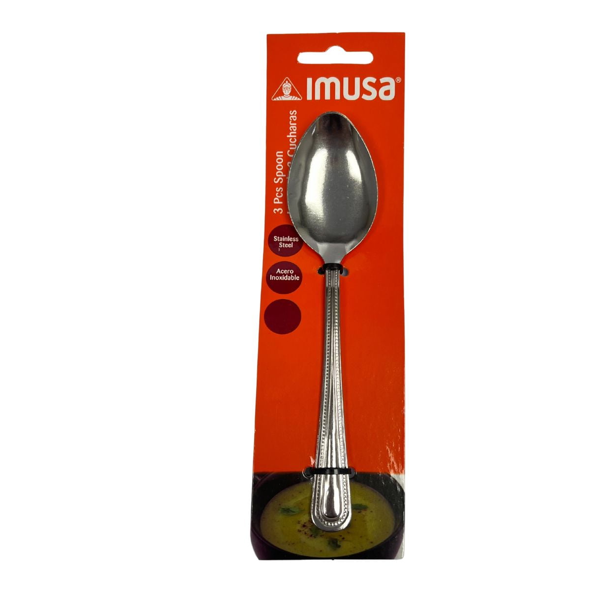 Imusa Stainless Steel Soup Spoon Set - Kitchen Utensils - Walmart.com