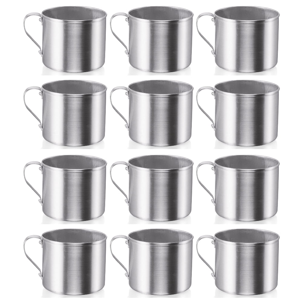 Imusa Stovetop Aluminum Mug 0.7 Quart Silver, 12-Pack - Walmart.com