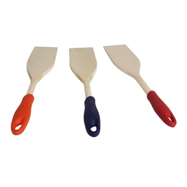 Imusa Wood Cooking Paddle with Silicone Handle, Yellow - Walmart.com