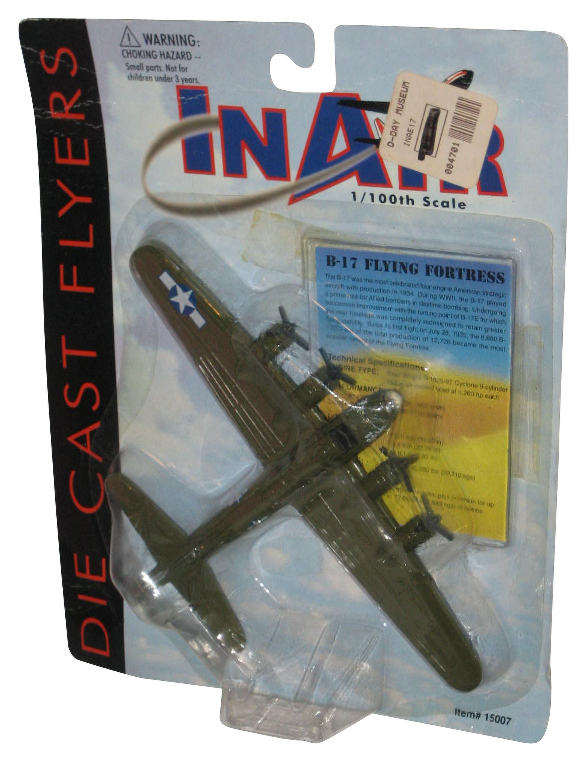 In Air B-17 Flying Fotress 1/100th Scale Die-Cast Flyers Toy Plane ...