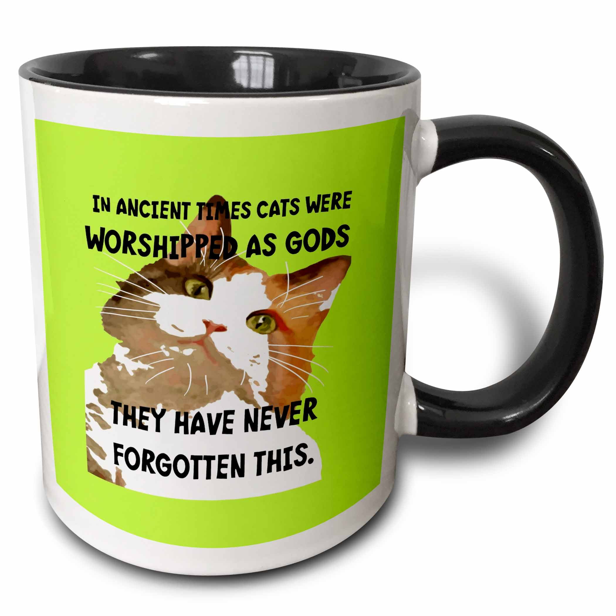 3drose, in Ancient Times Cats Were Worshipped as Gods Calico Cat, 15oz ...