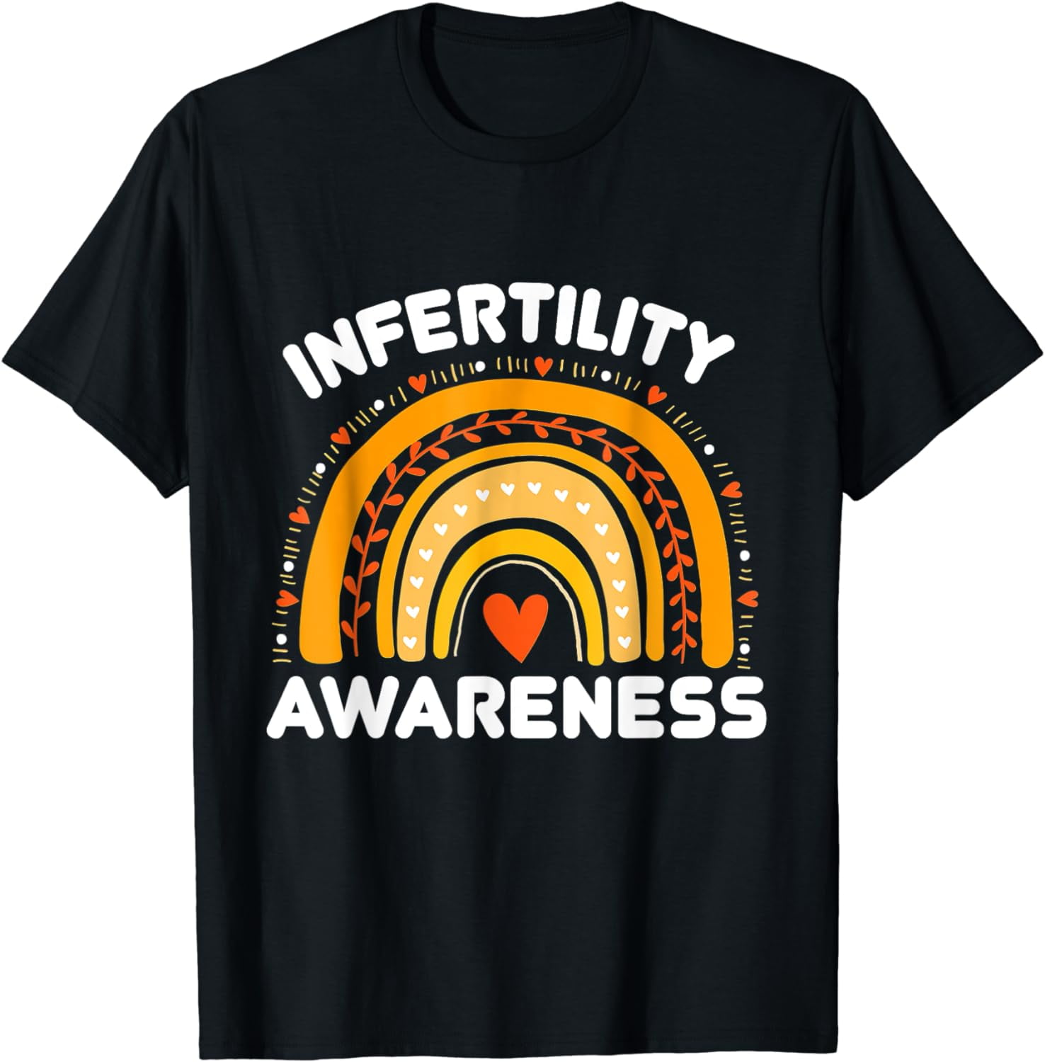 In April We Wear Orange Infertility Awareness T-Shirt - Walmart.com