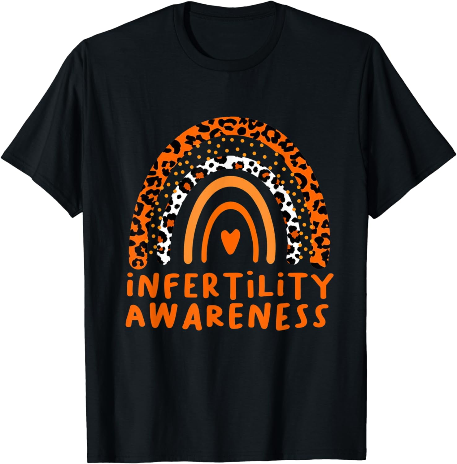 In April We Wear Orange Infertility Awareness Week IVF Women T-Shirt ...