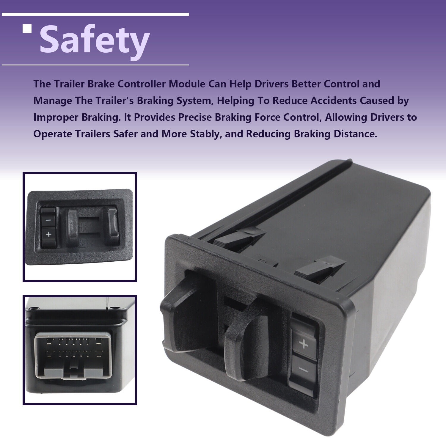 In-Dash Trailer Brake Control Switch Module Fit for 2015-2020 Ford F ...