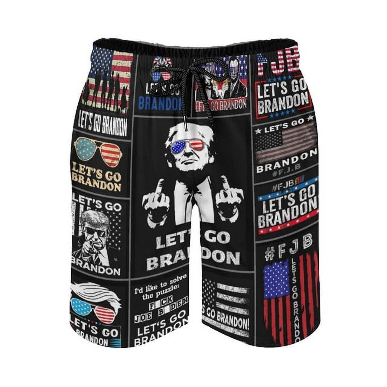 In Donald Trump Beach Shorts Men American President Trump 2024 Swimming ...