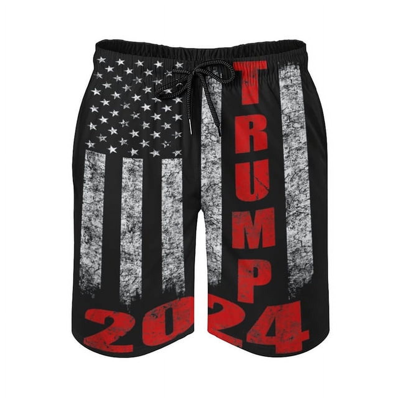 In Donald Trump Beach Shorts Men American President Trump 2024 Swimming ...
