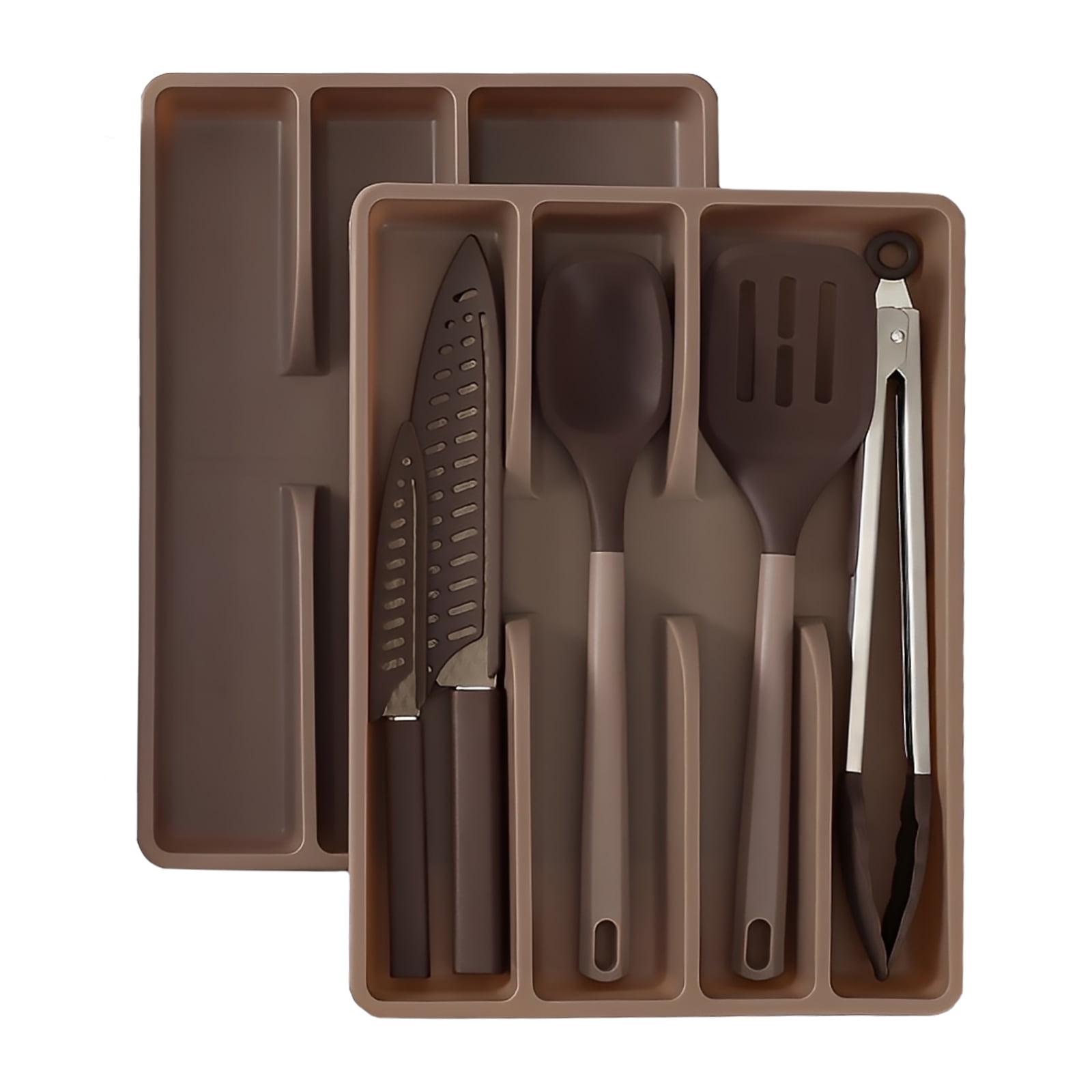 In-Drawer Kitchen Utensils Set, 7 Piece Cooking Utensils Set with ...