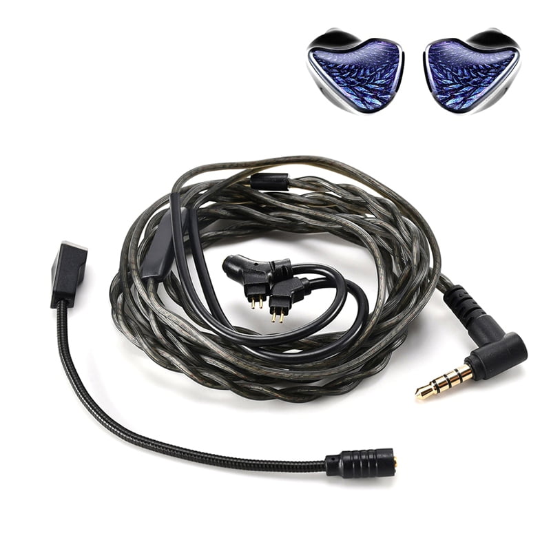 In Ear Earphone Monitor with Microphone Hifi Music Headphone IEMs Wired ...