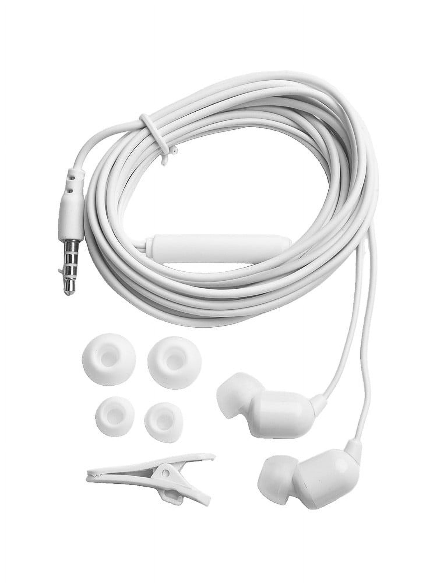In-Ear Earphones With Extended 3Meters Cables, Powerful Bass, White ...