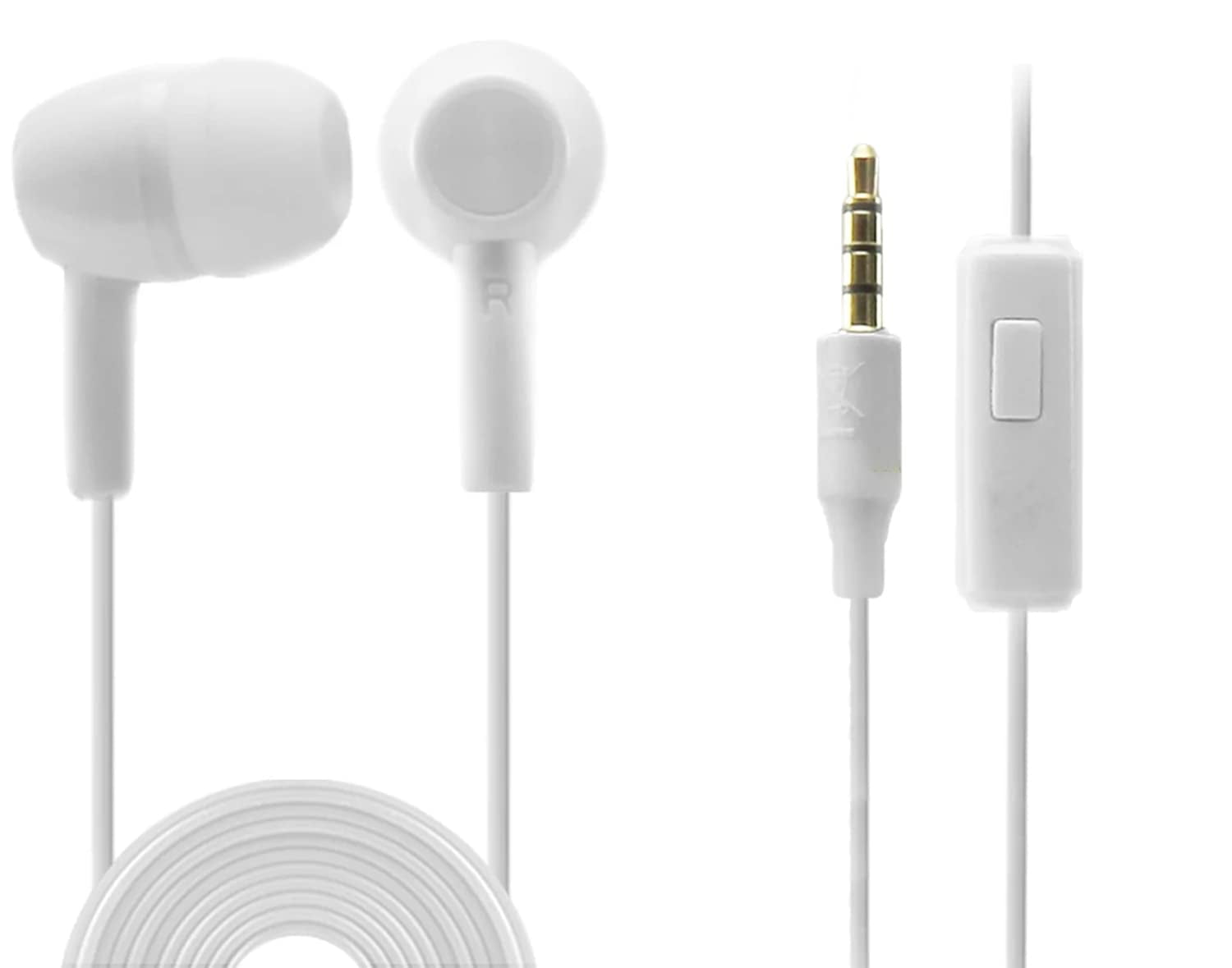 In-Ear Stereo EarBuds Compatible with Apple Samsung HP DELL Google ...