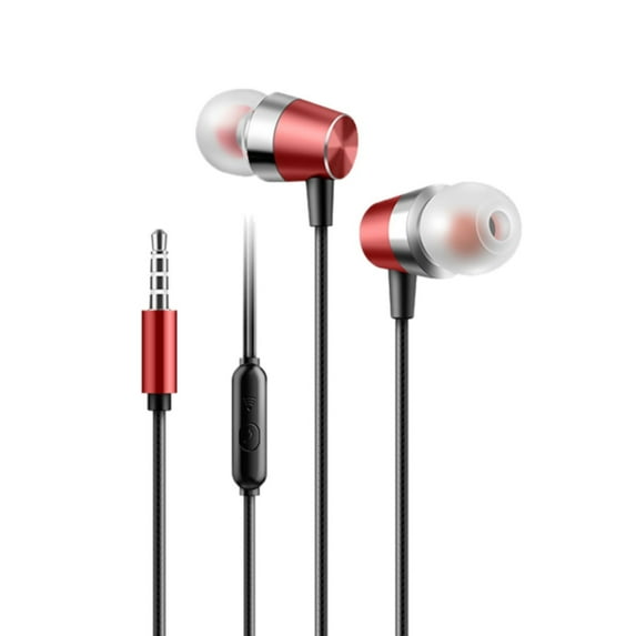 In-Ear Wired Headset with Built-in Microphone and Ergonomic Noise ...