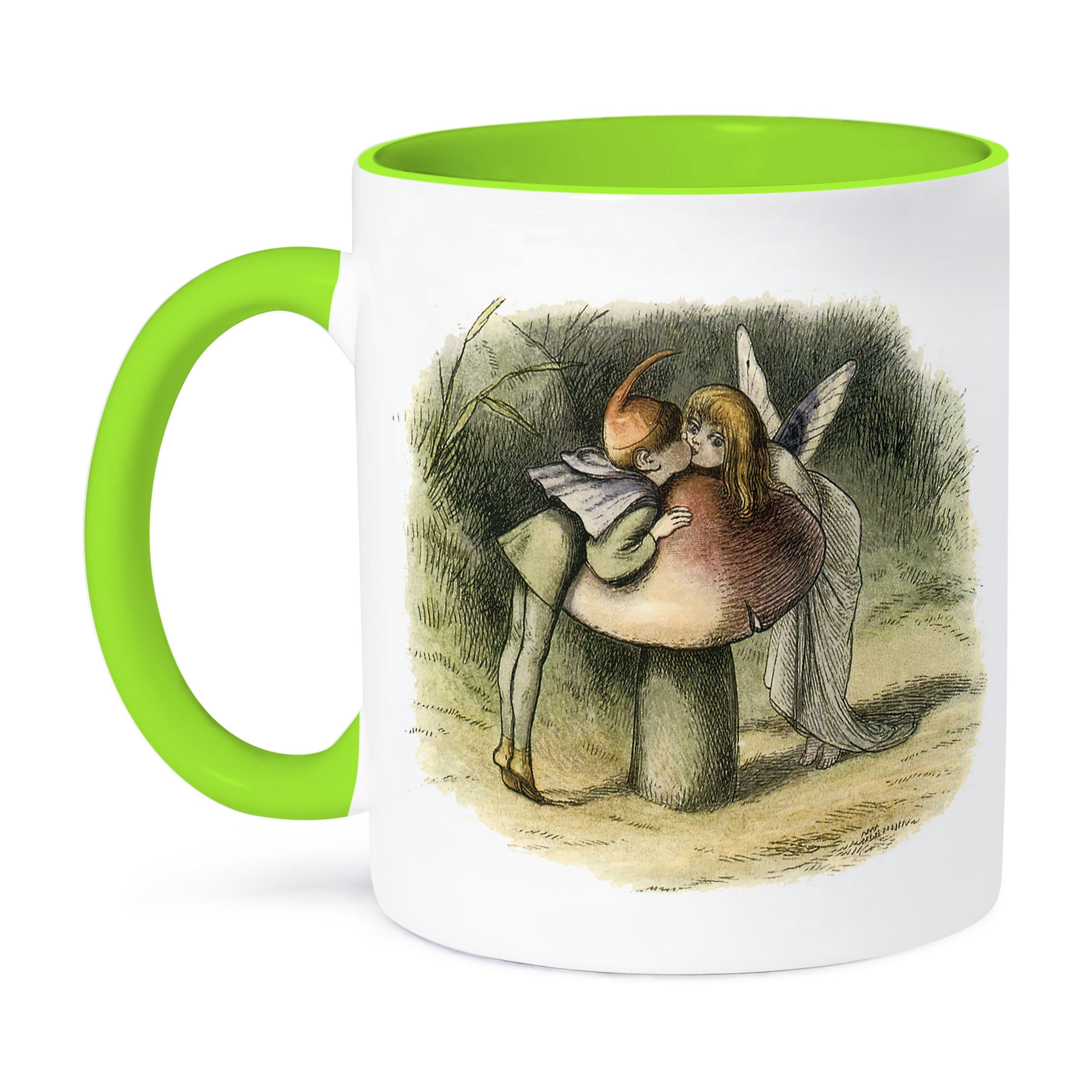 In Fairyland A Fairy Kiss Richard Doyle Fairies Kissing Over A Mushroom ...