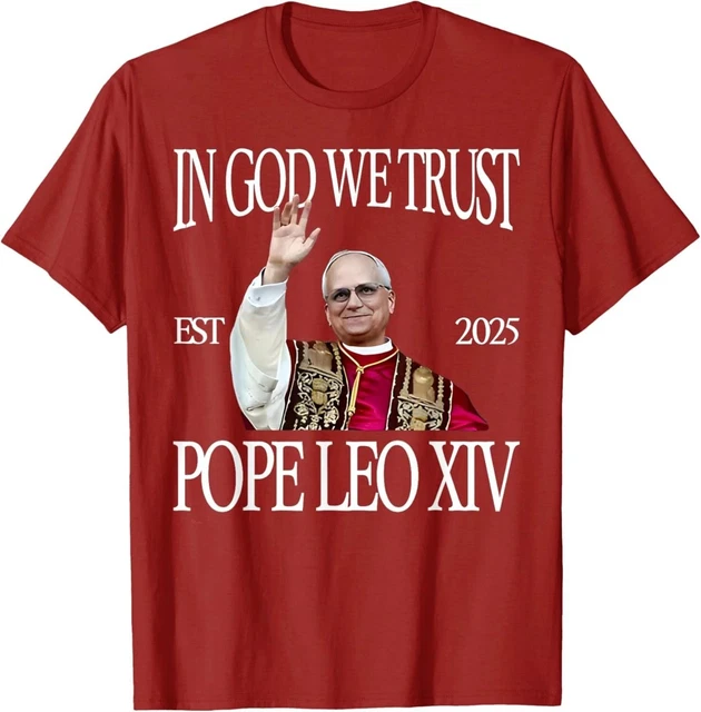 In God We Trust Pope Leo Xiv Catholic New Pope Leo Xiv God Bless Pope T ...