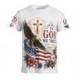 In God We Trust Shirt Patriotic Eagle Flag T-Shirt USA 1776-2026 ...