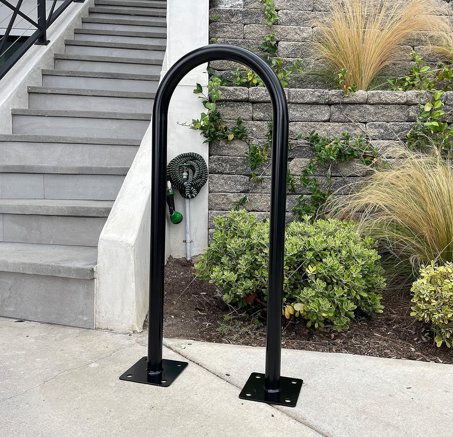 In Ground Bike Rack | U Shaped, Commercial, Outdoor, 1 Loop, Galvanized ...