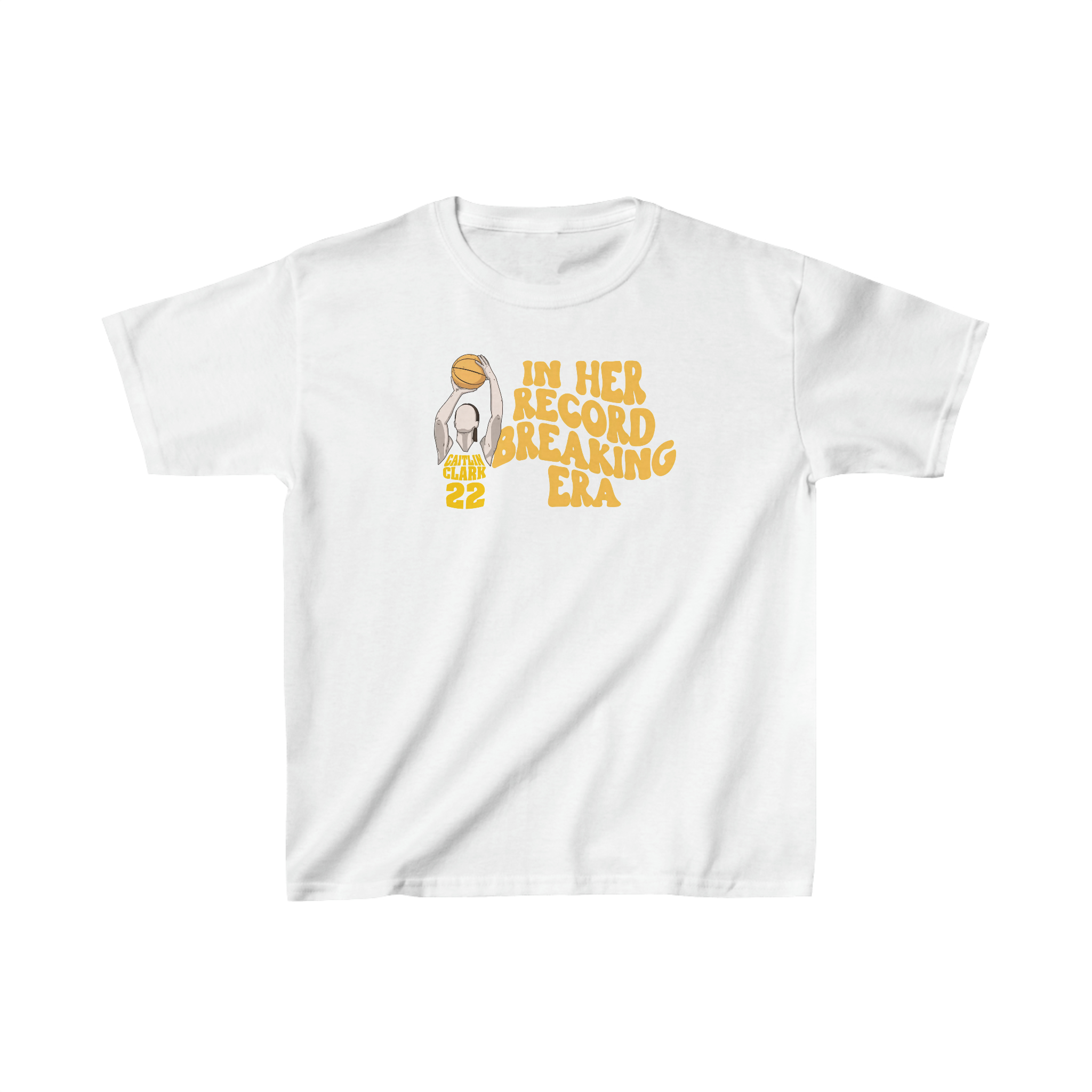 In Her Record Breaking Era Clark 22 women's basketball Kids Cotto Tee ...