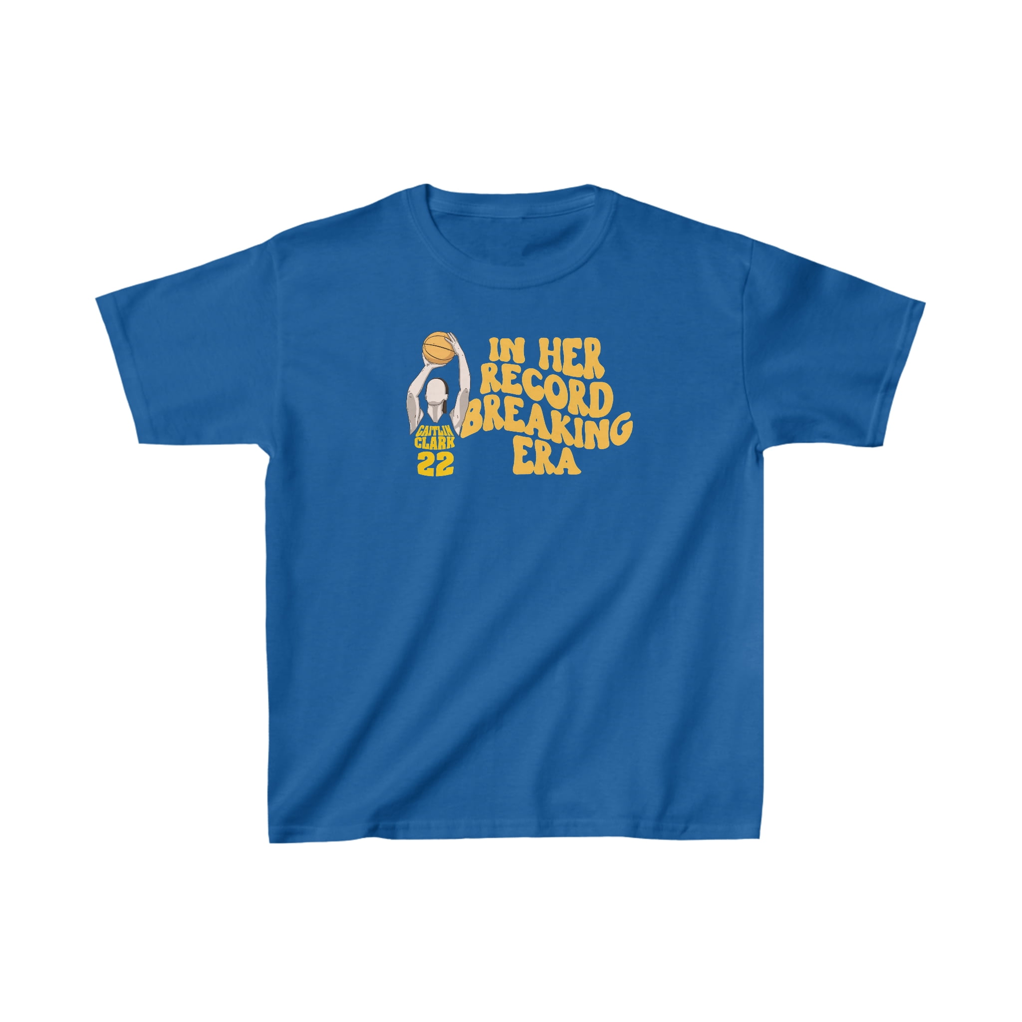 In Her Record Breaking Era Clark 22 women's basketball Kids Cotto Tee ...