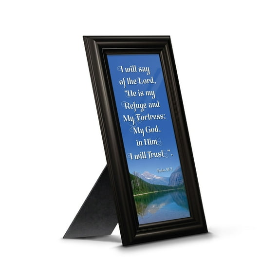 In Him I Trust, Gifts with Scripture, Christian Picture Frame, Psalms ...