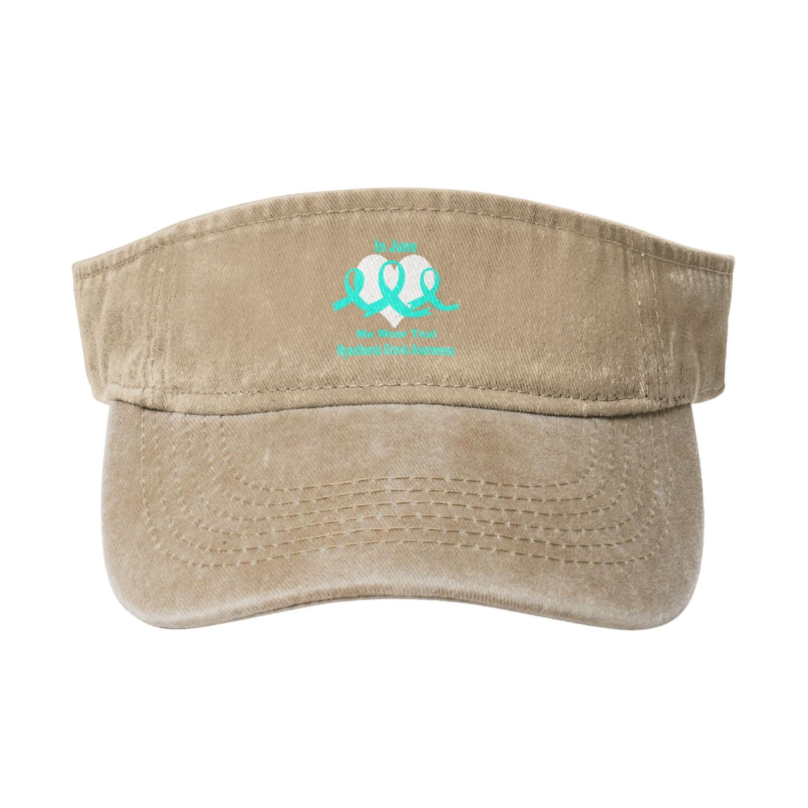 In June We Wear Teal Myasthenia Gravis Awareness Hats Cotton Ball Caps ...