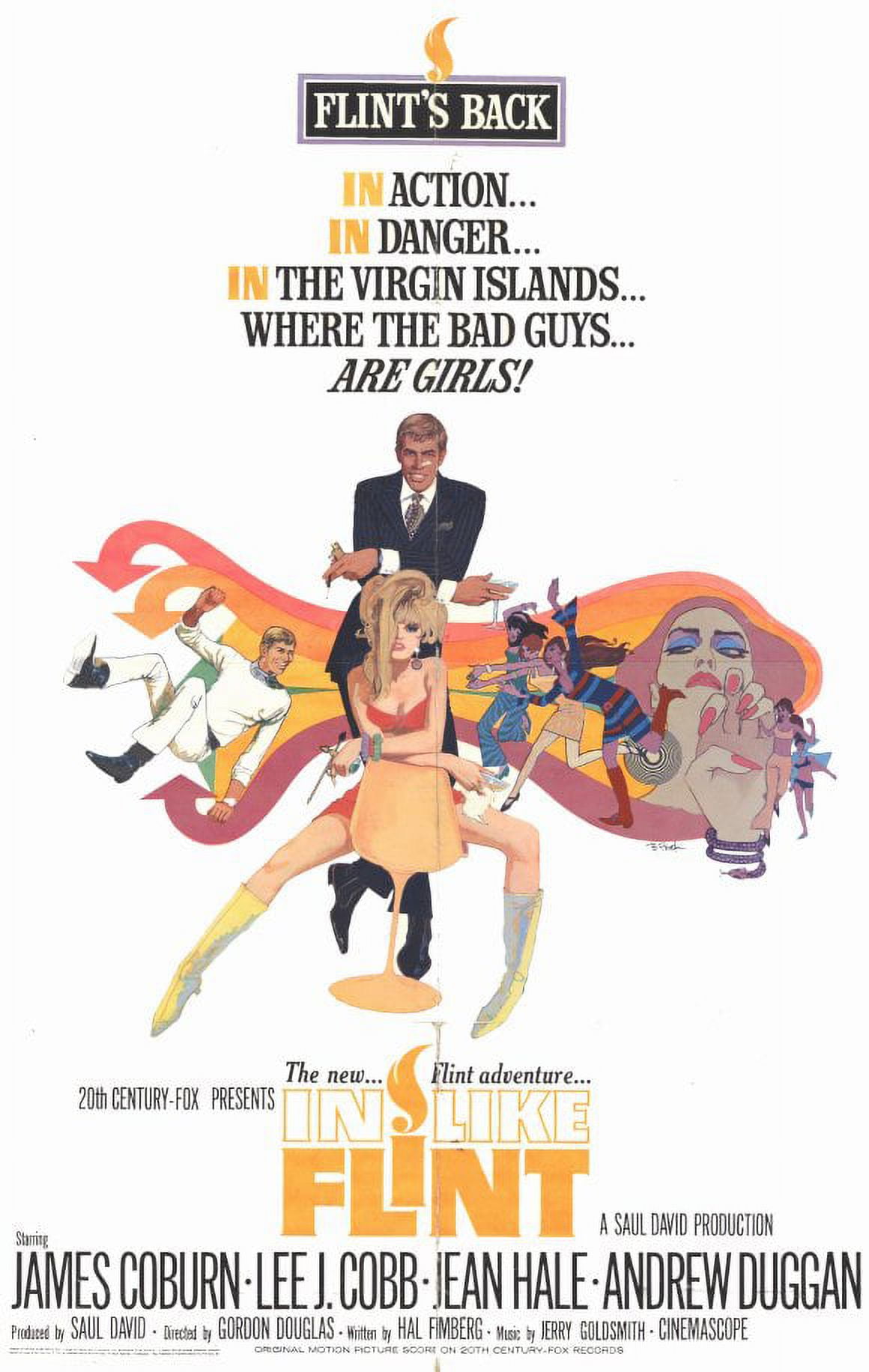 In Like Flint - movie POSTER (Style A) (11" x 17") (1967) - Walmart.com