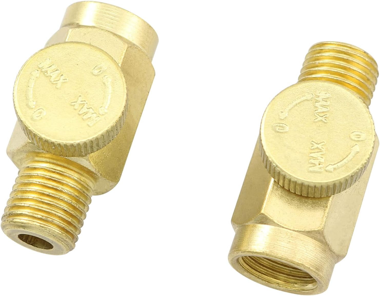 In-Line Air Flow Regulator 2PCS 1/4" NPT Male to Female Quickun ...
