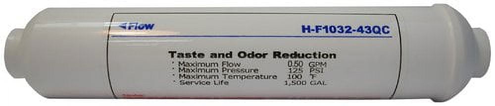 In-Line Carbon Filter, 10", 1/4"QC Conn by AMI Carbon Filters - Walmart.com