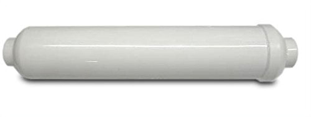 In-Line Carbon Filter, 10", 1/4"F Conn ,Used as Replacements in Home RO ...