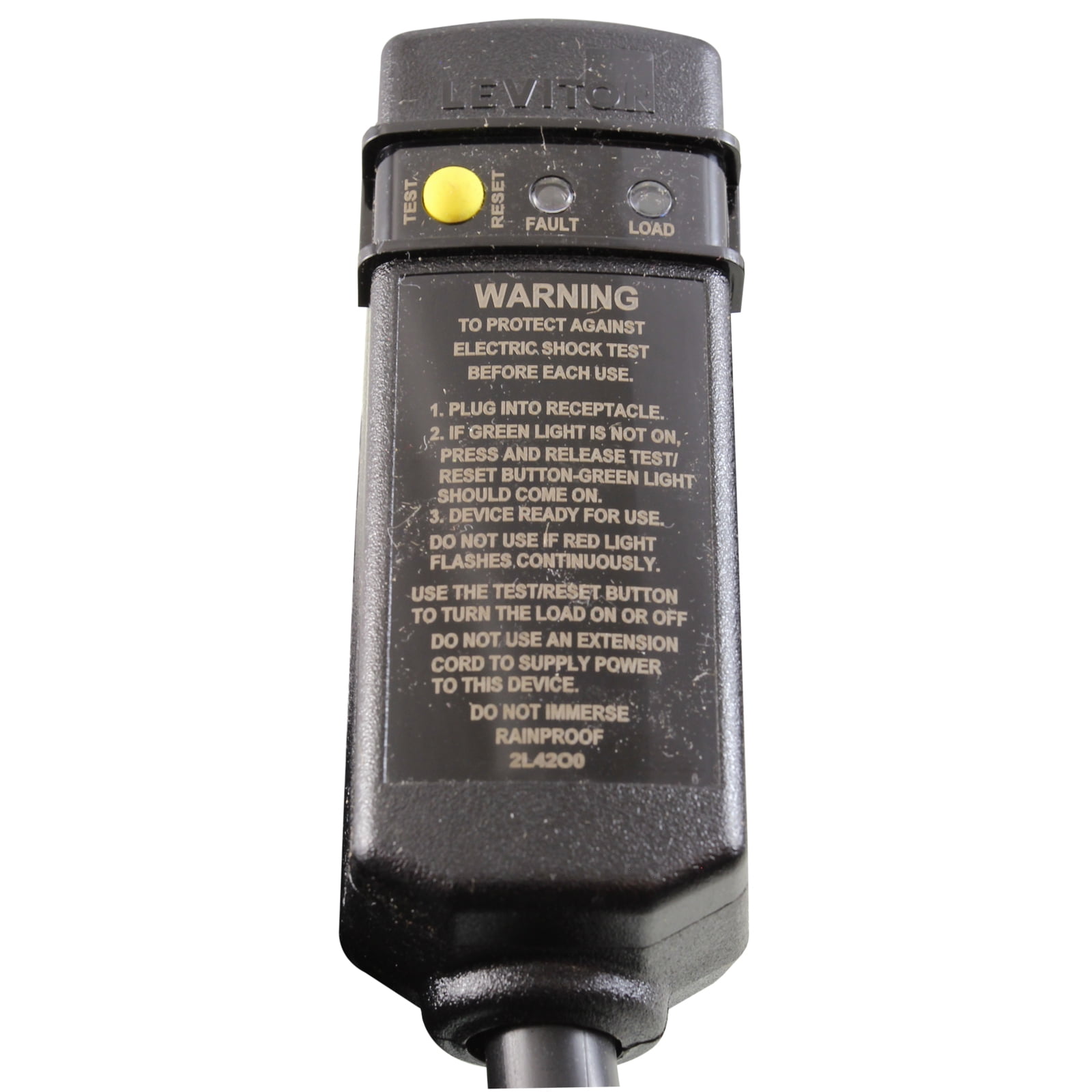 In-Line GFCI, 20A, 115v, 15 foot Cord, Indoor/Outdoor - Walmart.com