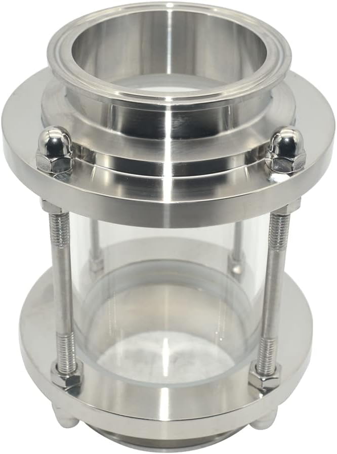 In-Line Sight Glass with Clamp End,Flow Sanitary Straight Sight Glass ...