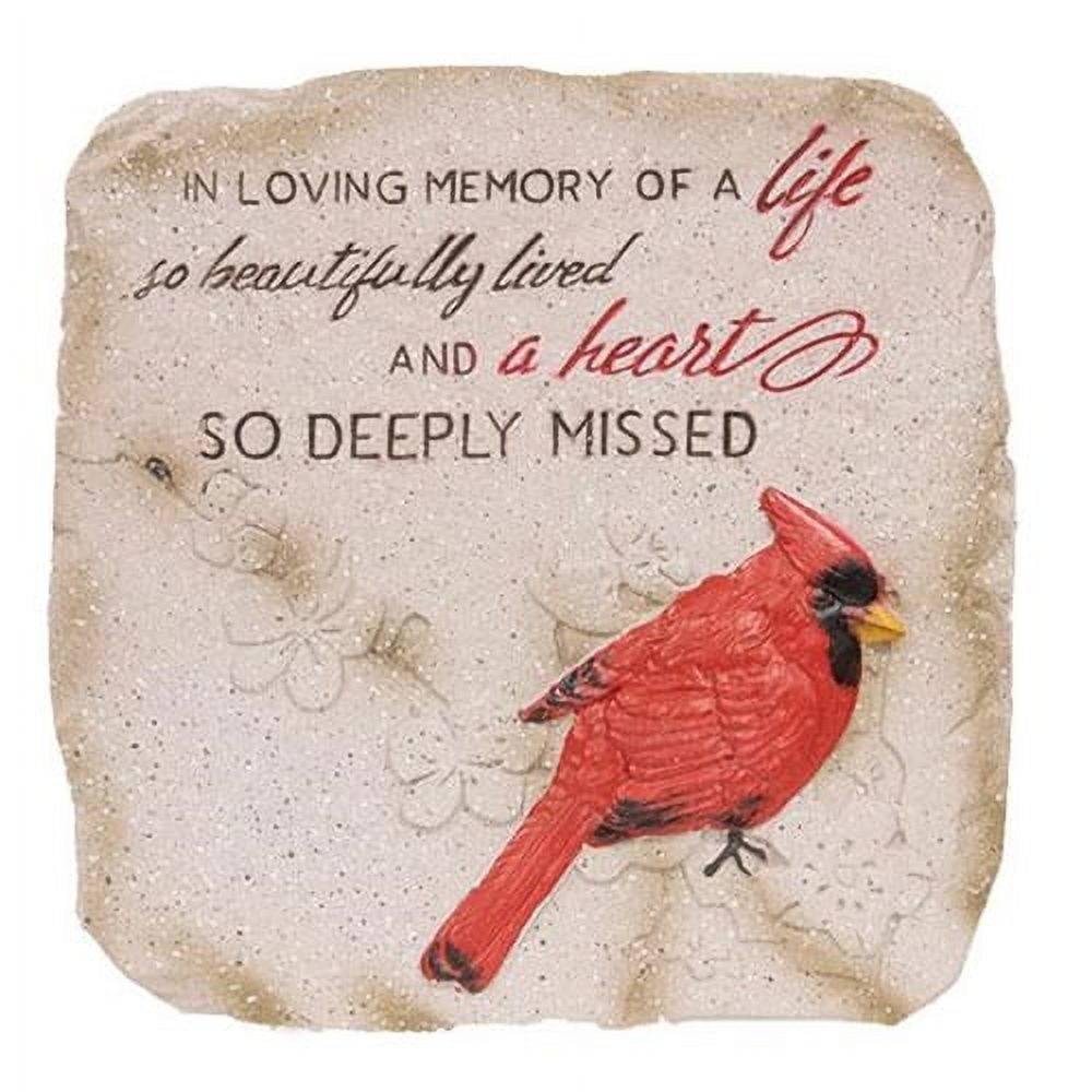 In Loving Memory Cardinal Stepping Stone - Walmart.com