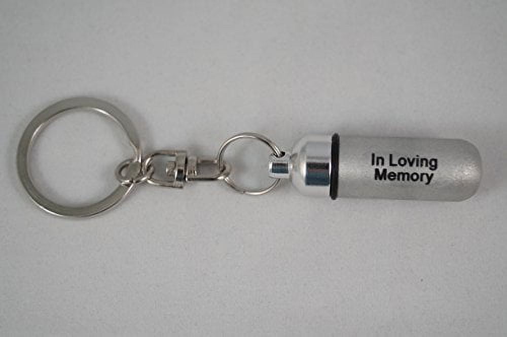 In Loving Memory Engraved Brushed Silver Cremation Urn Keepsakes - on ...