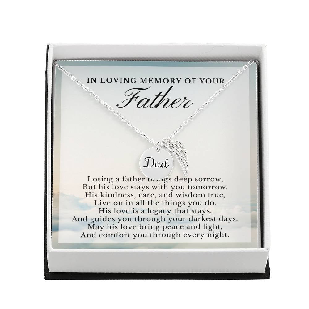 In Loving Memory of Your Father, Remembrance Poem, Dad Memorial Angel ...