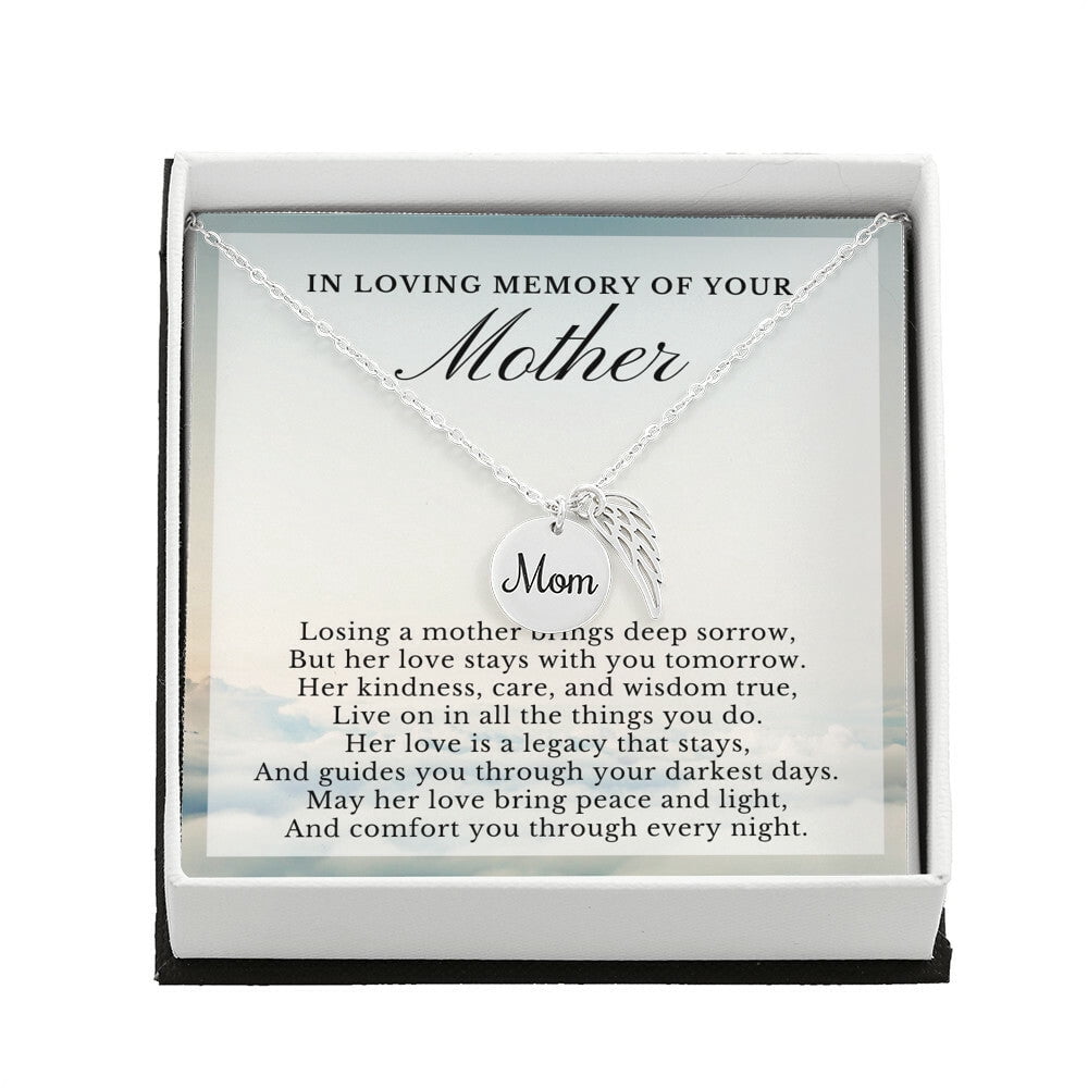 In Loving Memory of Your Mother, Remembrance Poem, Mom Memorial Angel ...