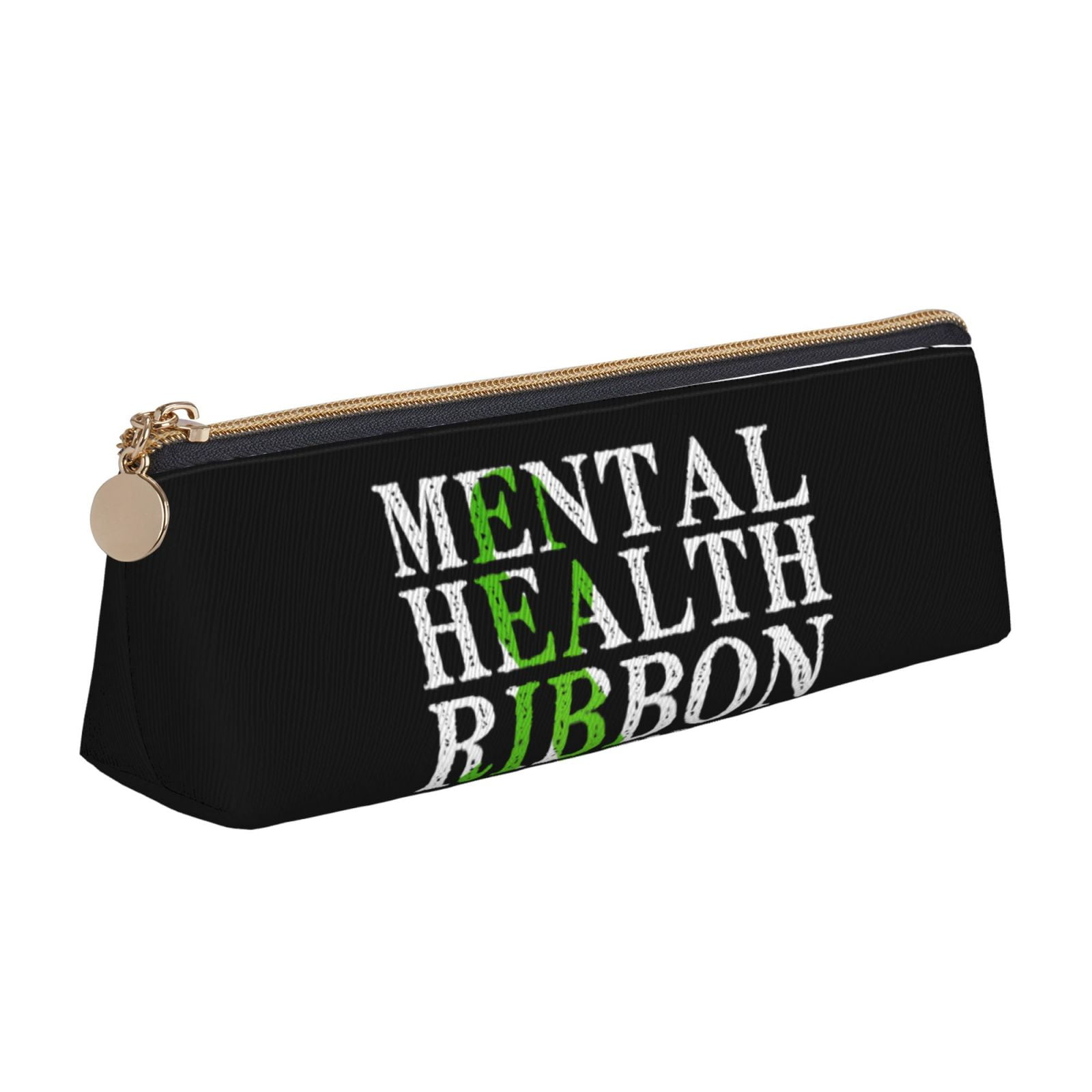 In May We Wear Green Mental Health Awareness Month Pencil Case Leather ...