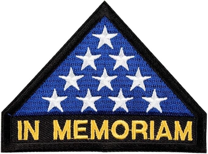 In Memoriam US Flag Patch, Fallen Soldier Patches - Walmart.com
