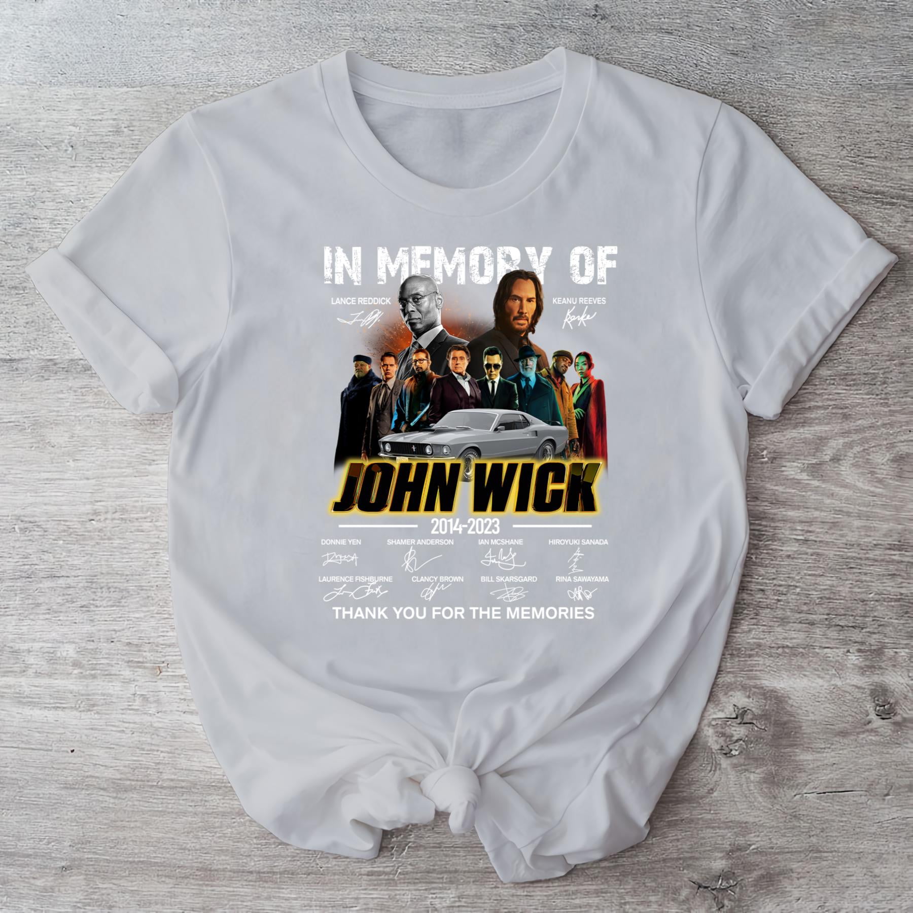 In Memory Of John Wick Shirt Fan Of John Wick Keanu Reeves Shirt-TH4812 ...