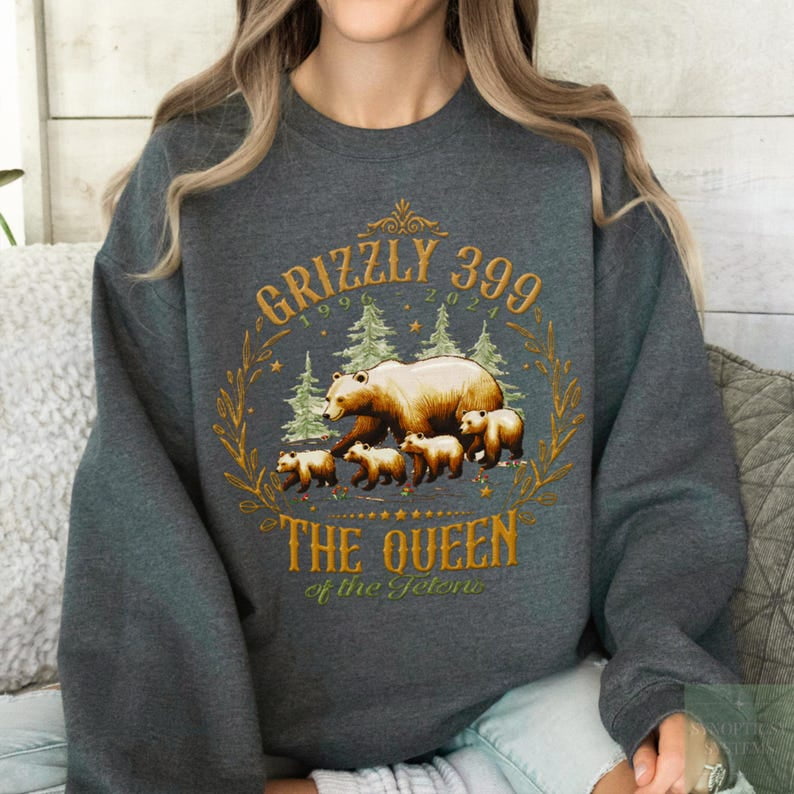 In Memory of Bear 399 Forever Queen of the Tetons Sweatshirt - Walmart.com