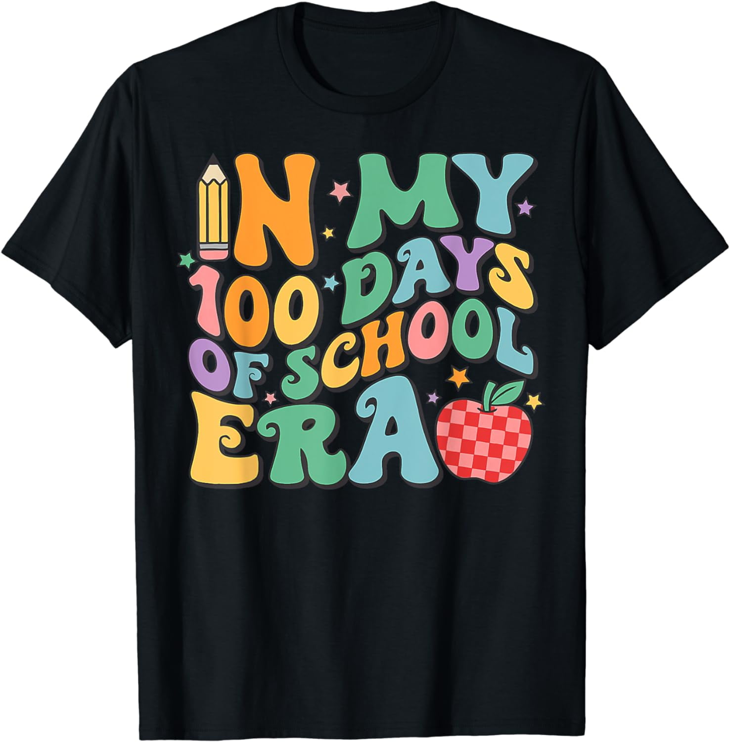 In My 100 Days Of School Era Teacher Kids 100 Days Of School T-Shirt ...