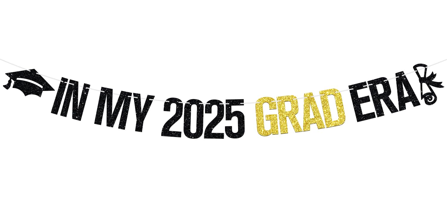 In My 2025 Grad Era Banner, Class of 2025 Sign, Congrats Grad, 2025 ...