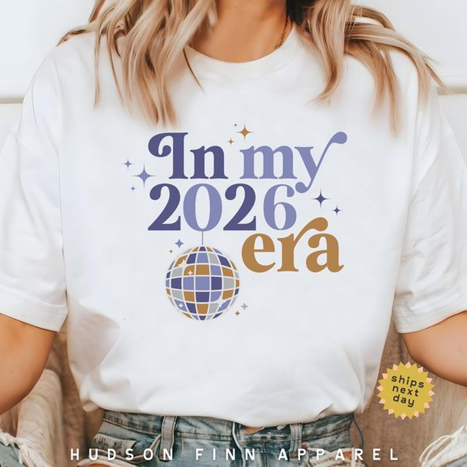 In My 2026 Era S1Hirt, Adult New Year's Eve T-S1Hirt, Blue Disco Ball ...