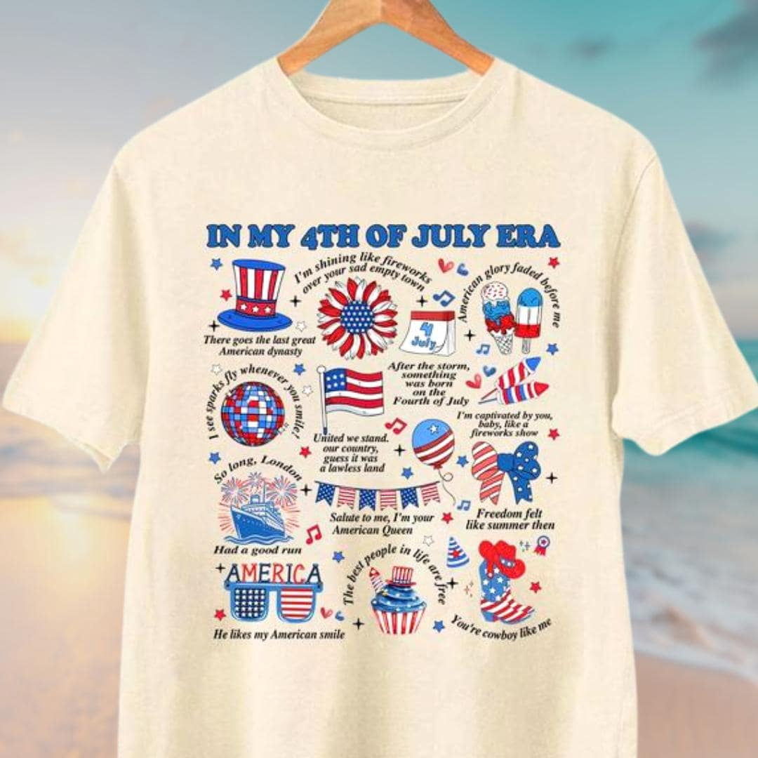 In My 4th of July Era Shirt 4th of July Shirt Independence Day Shirt ...