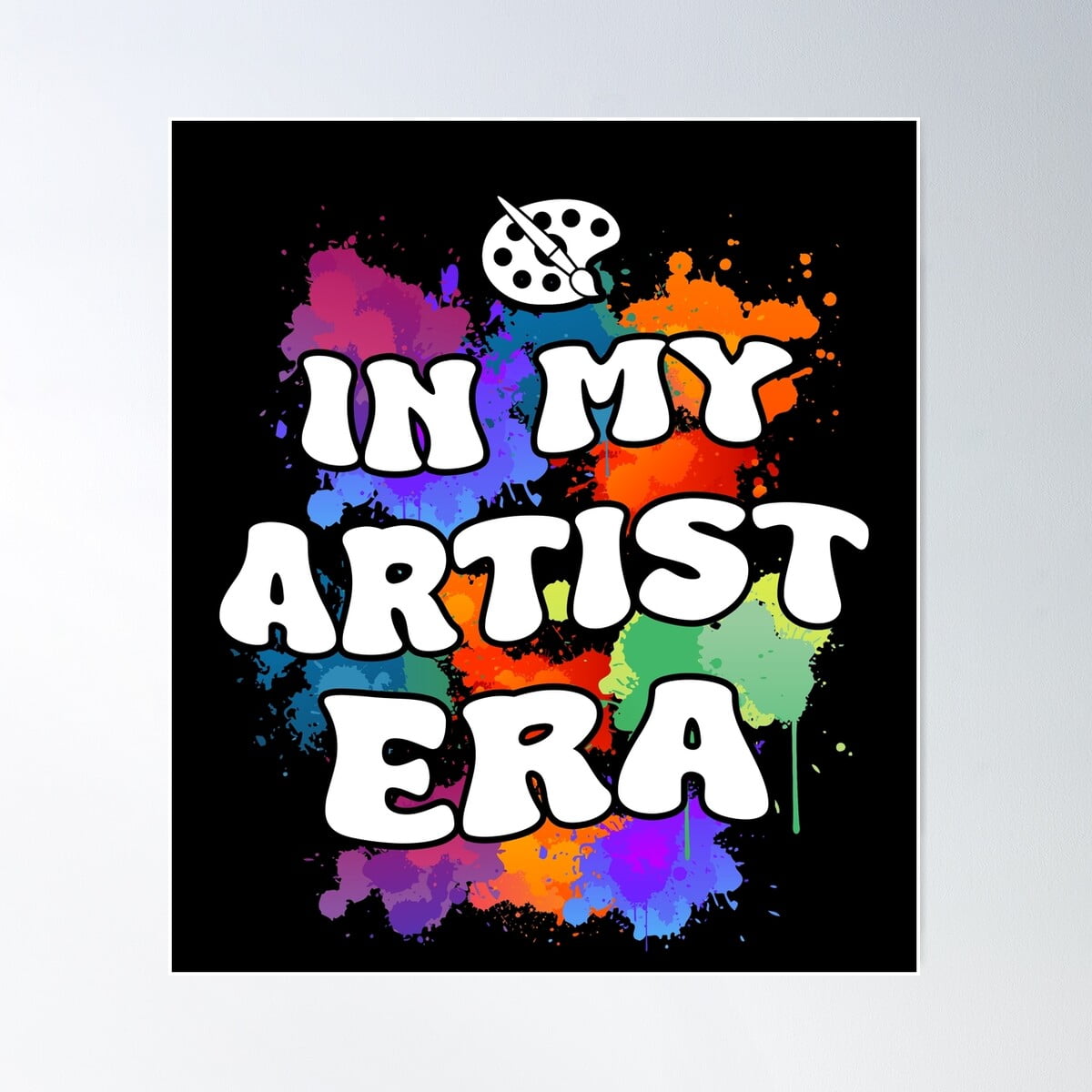 In My Artist Era Poster Wall Art, Modern Wall Decor For Living Room ...